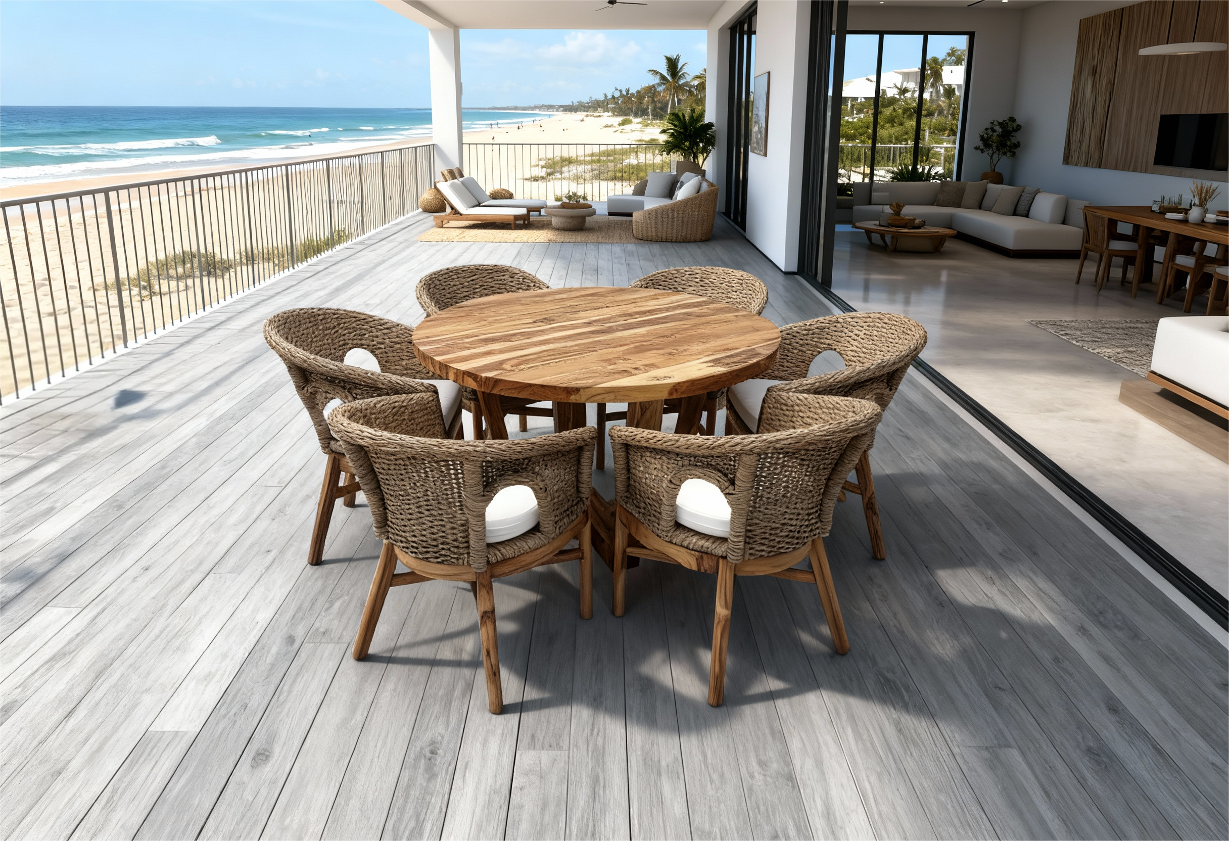 Comedor Lucerna 6 plazas » Rattan Vallarta
